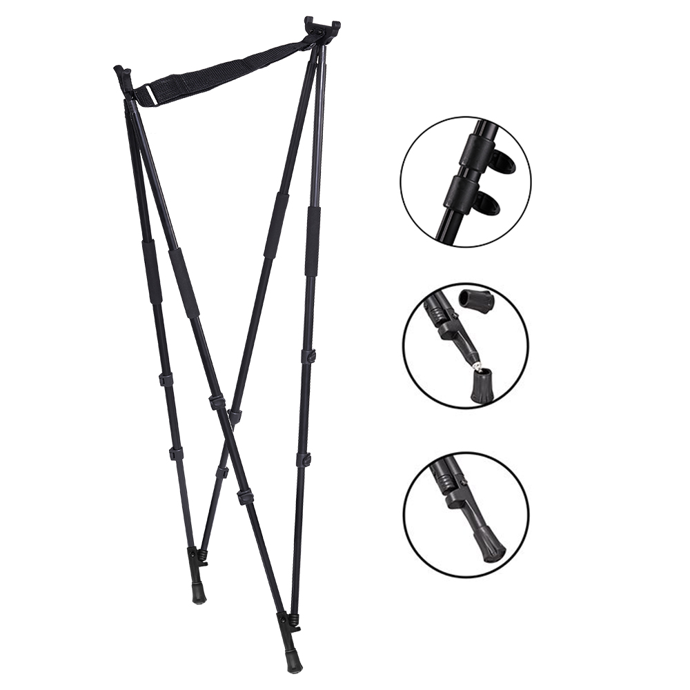 China 4 Legged Shooting Stick With Tungsten Tip And Removeable Bottom ...